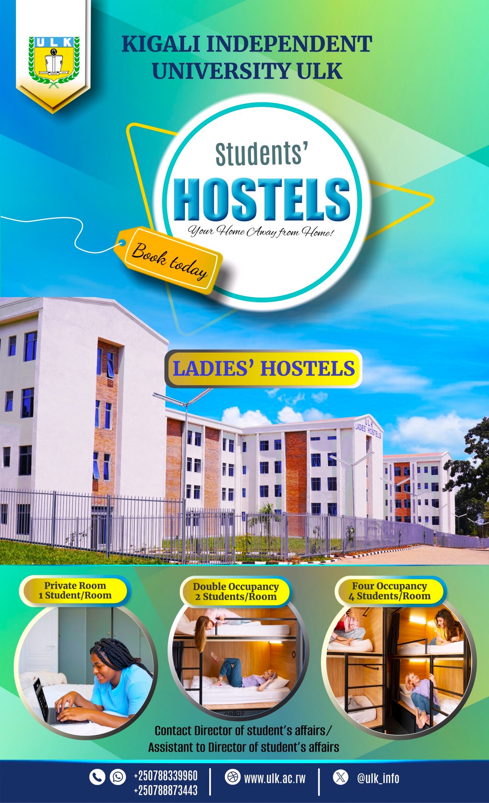 ULK is Excited to Announce: Hostel Bookings Now Open for All Students ...